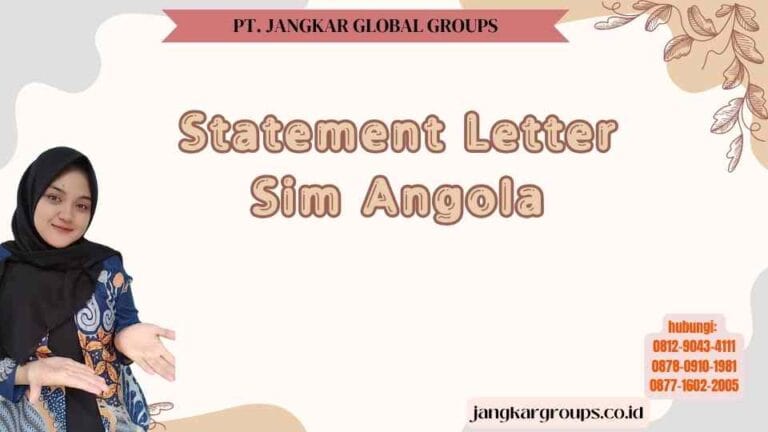 Statement Letter Sim Angola – Jangkar Global Groups