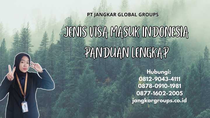 Jenis Visa Masuk Indonesia Panduan Lengkap