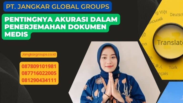 Pentingnya Akurasi dalam Penerjemahan Dokumen Medis